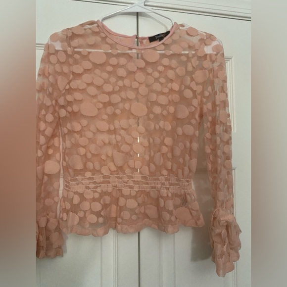Tops | Lovely Sheer Top | Poshmark